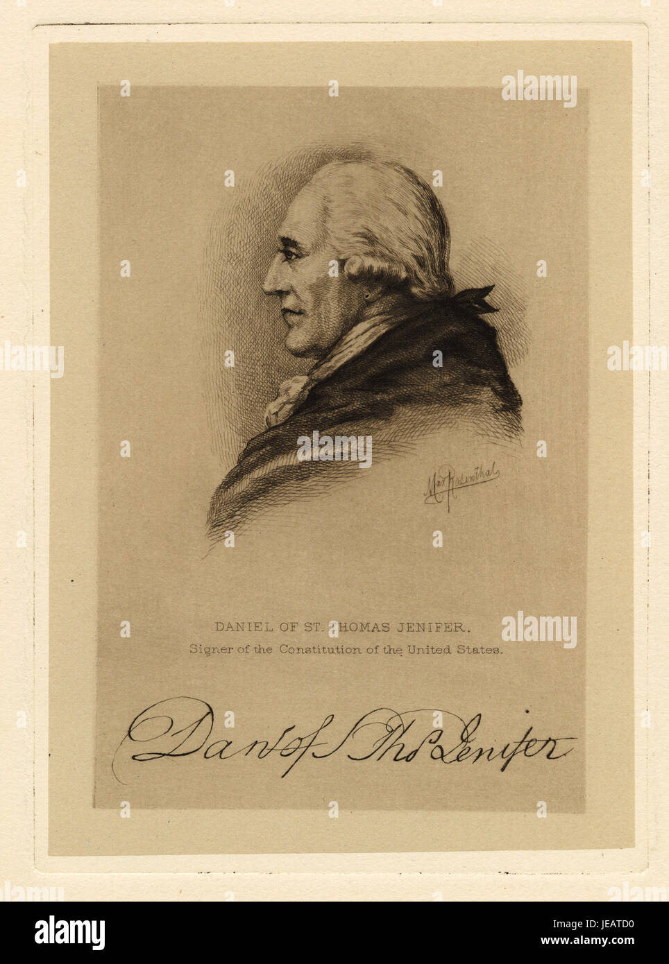Daniel of St. Thomas Jenifer, a prominent American politician and ...