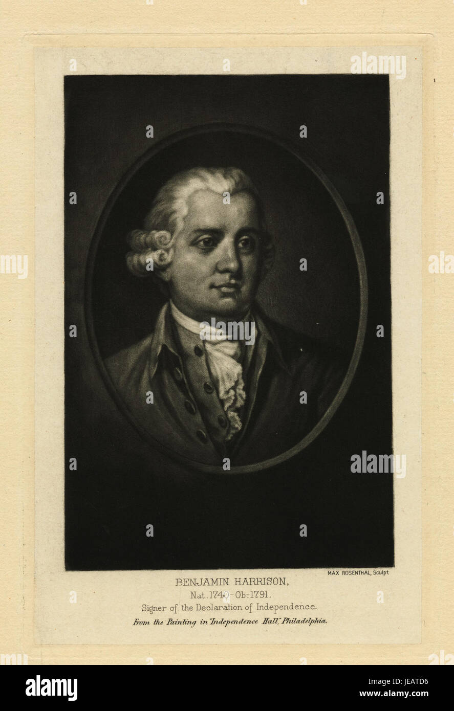 Portrait of benjamin harrison hi-res stock photography and images - Alamy