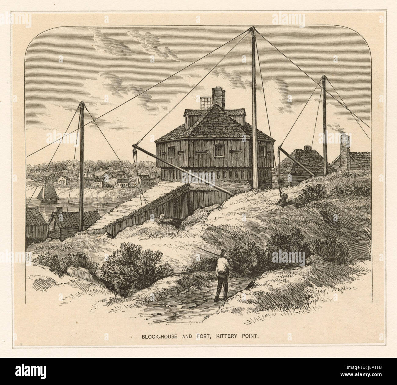 Fort block house hi-res stock photography and images - Alamy