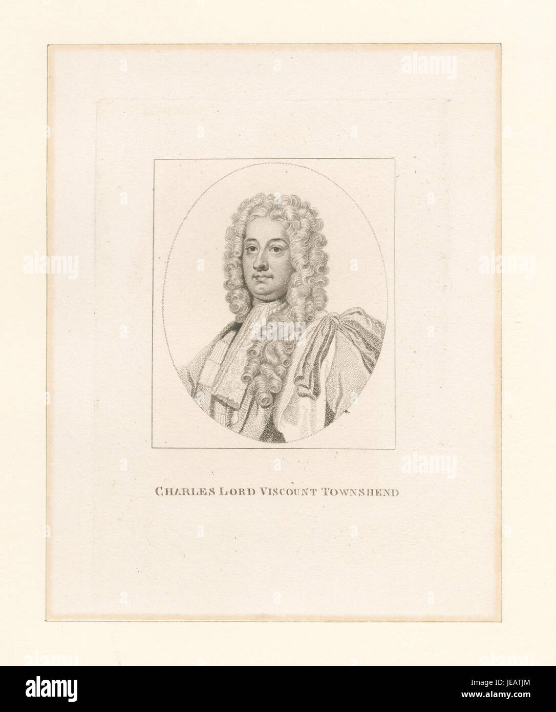 A portrait of Charles Lord Viscount Townshend, depicting his role in ...
