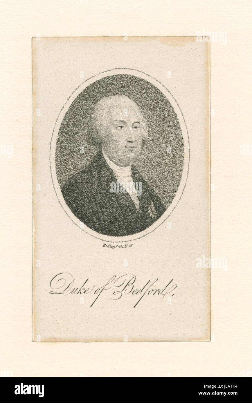 The Duke of Bedford was a prominent British nobleman known for his ...