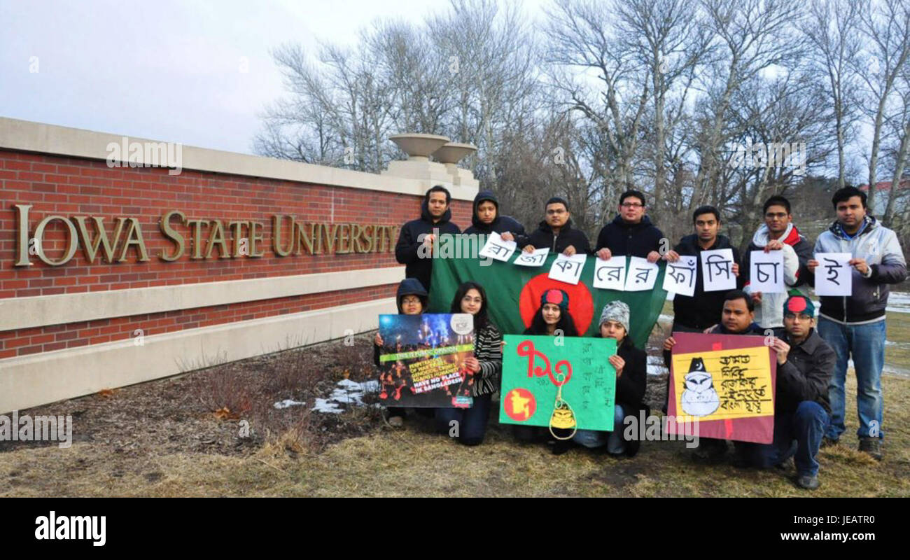 Iowa state university protest hi-res stock photography and images - Alamy