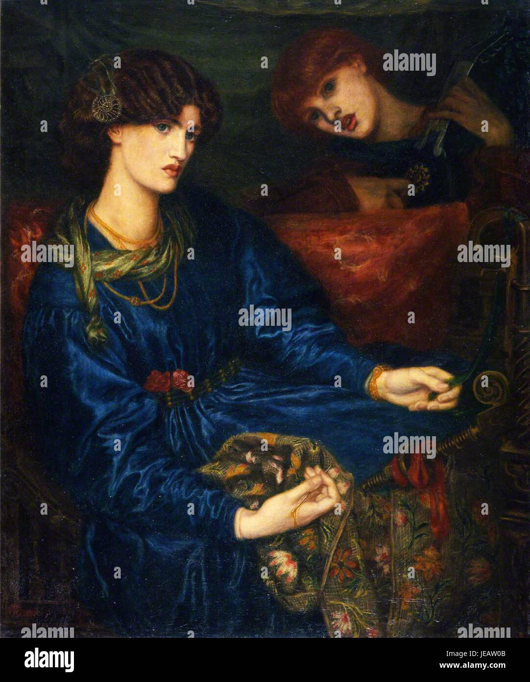 'Mariana' is a painting by Dante Gabriel Rossetti, completed in 1870 ...