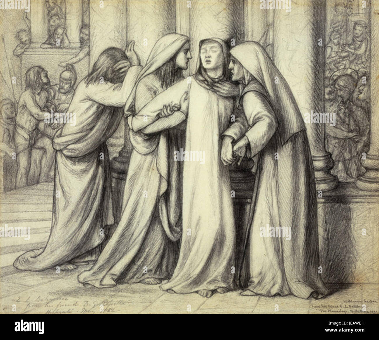 19th Century Artist Dante Gabriel Rossetti High Resolution Stock ...