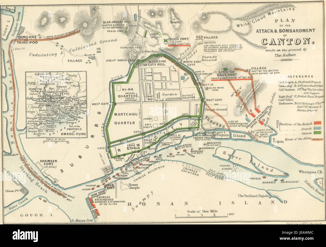 A historical account of military operations in Canton, China, in 1857 ...