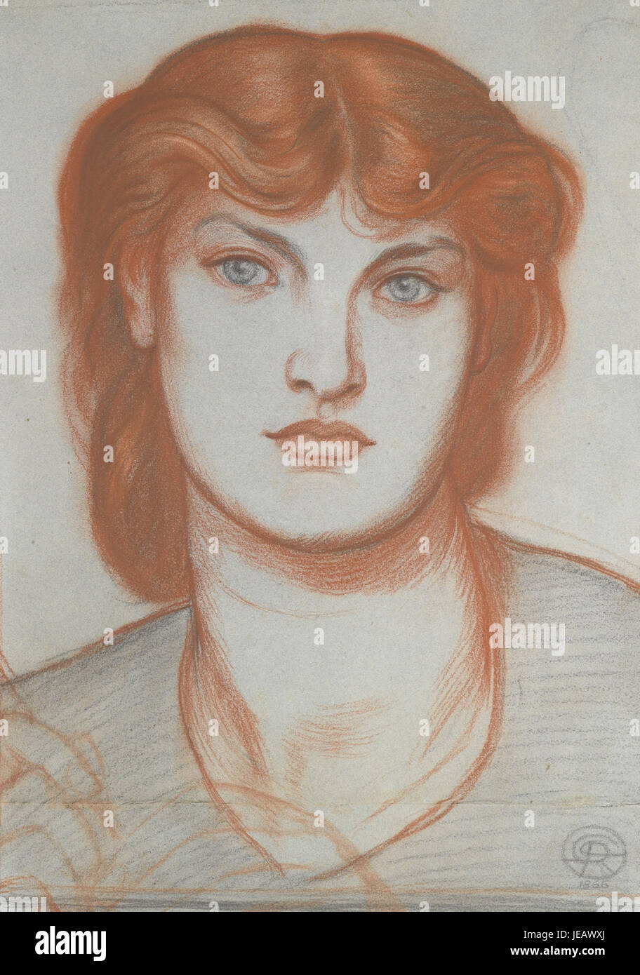 'Regina Cordium,' painted by Dante Gabriel Rossetti, is a study of ...