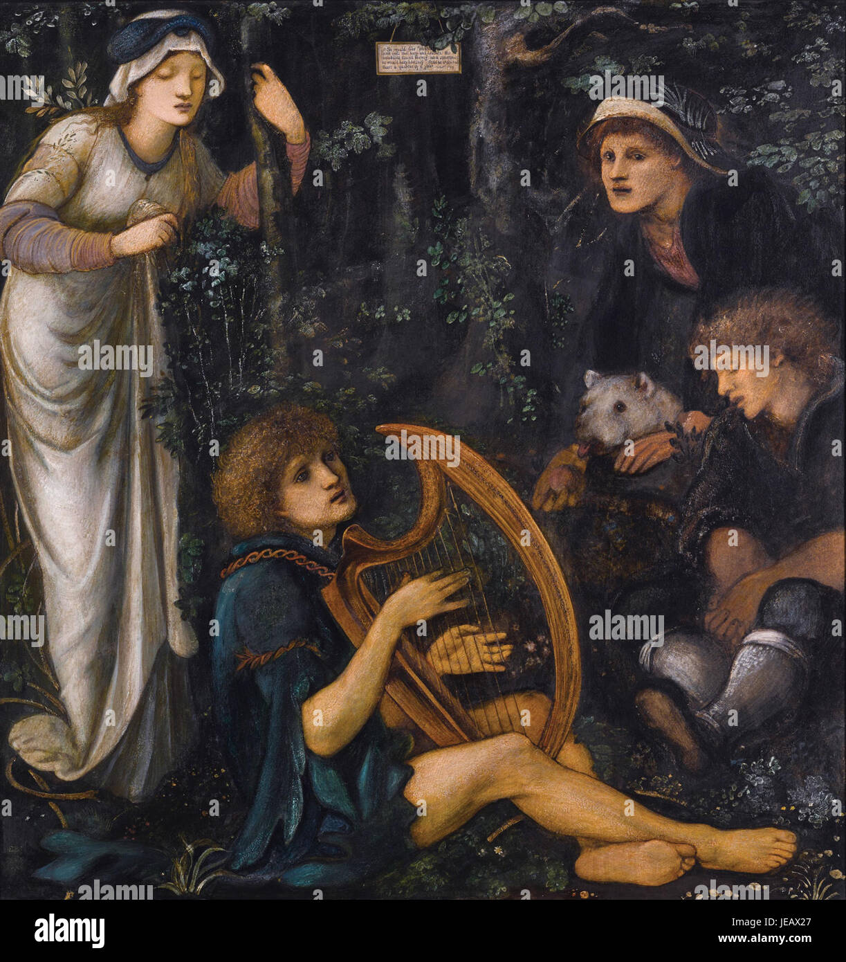 Edward Burne-Jones’s 'The Madness of Sir Tristram' depicts the ...