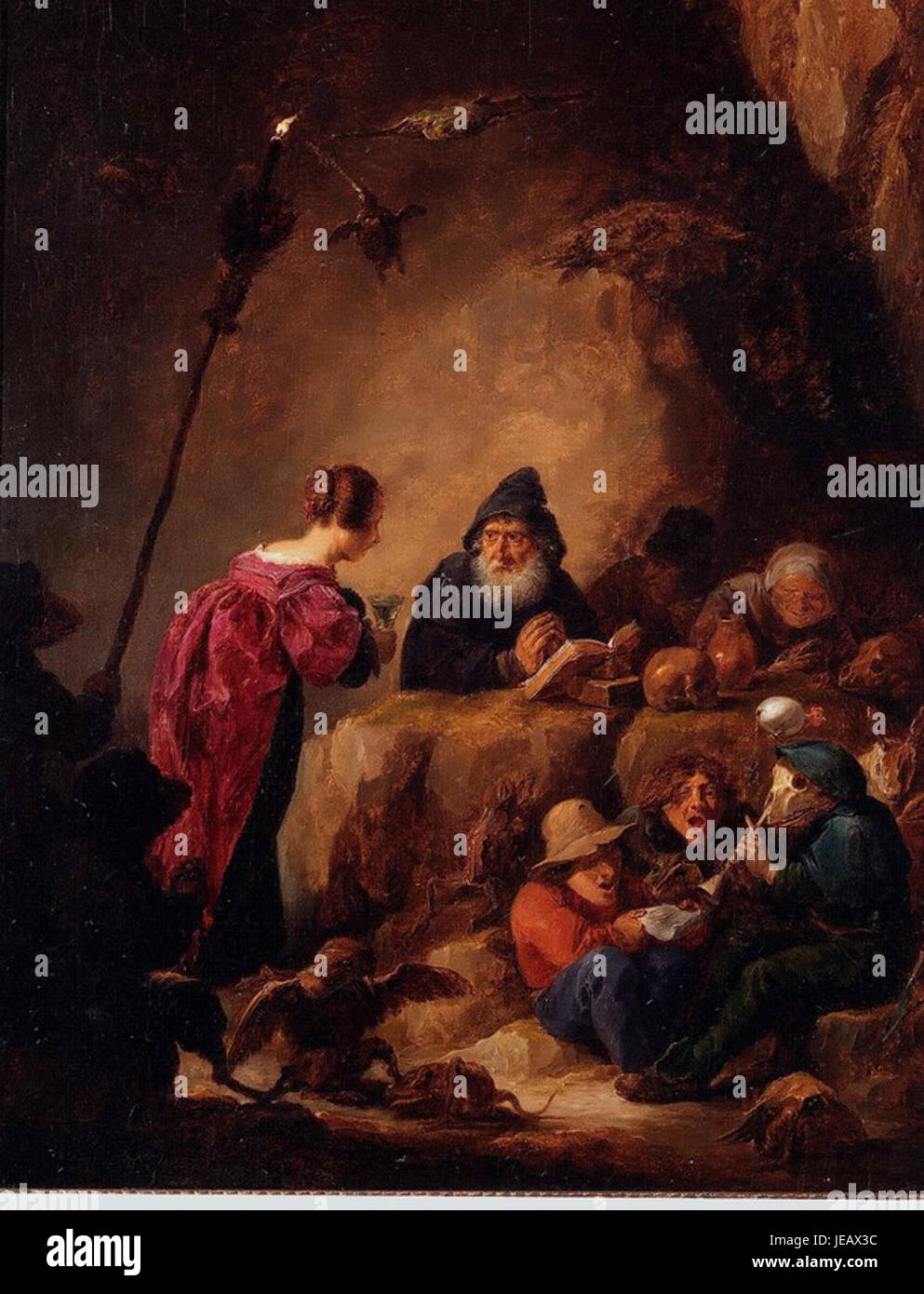 'The Temptation of St. Anthony' by David Teniers the Younger portrays ...