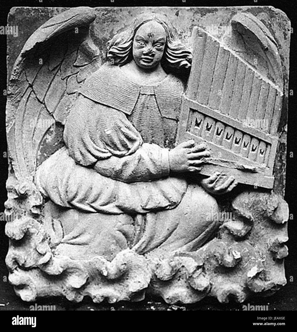 Angel organ Black and White Stock Photos & Images - Alamy
