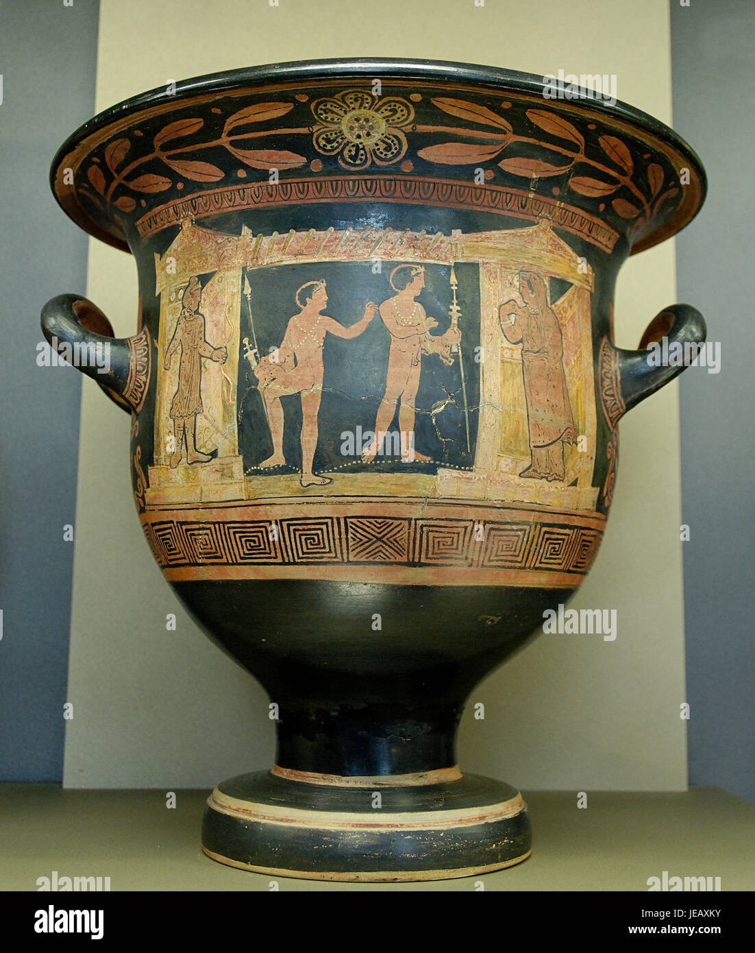 This artifact, the Crater Orestes Pylades, is a notable ancient Greek ...