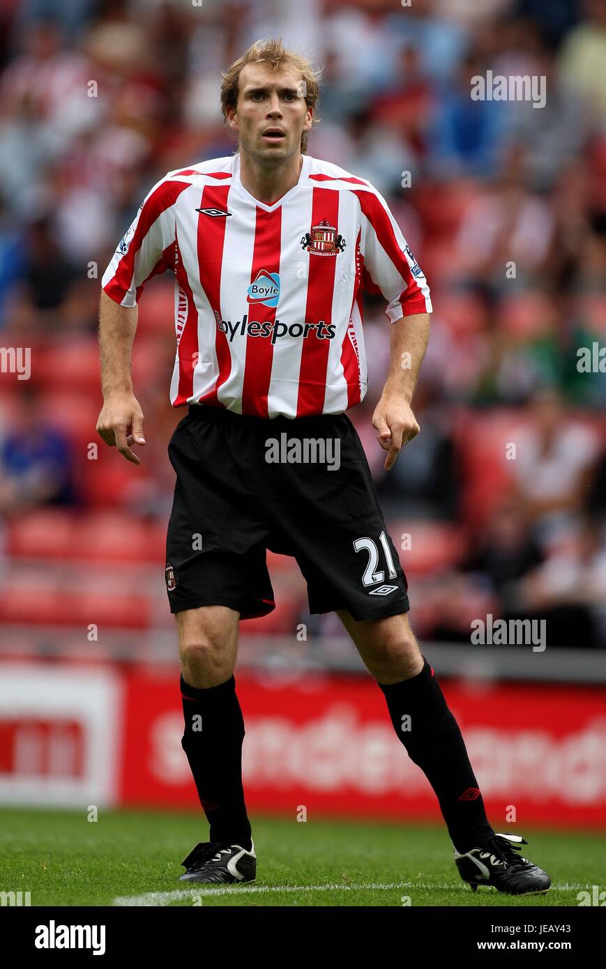 RUSSELL ANDERSON SUNDERLAND FC STADIUM OF LIGHT SUNDERLAND ENGLAND 04 ...
