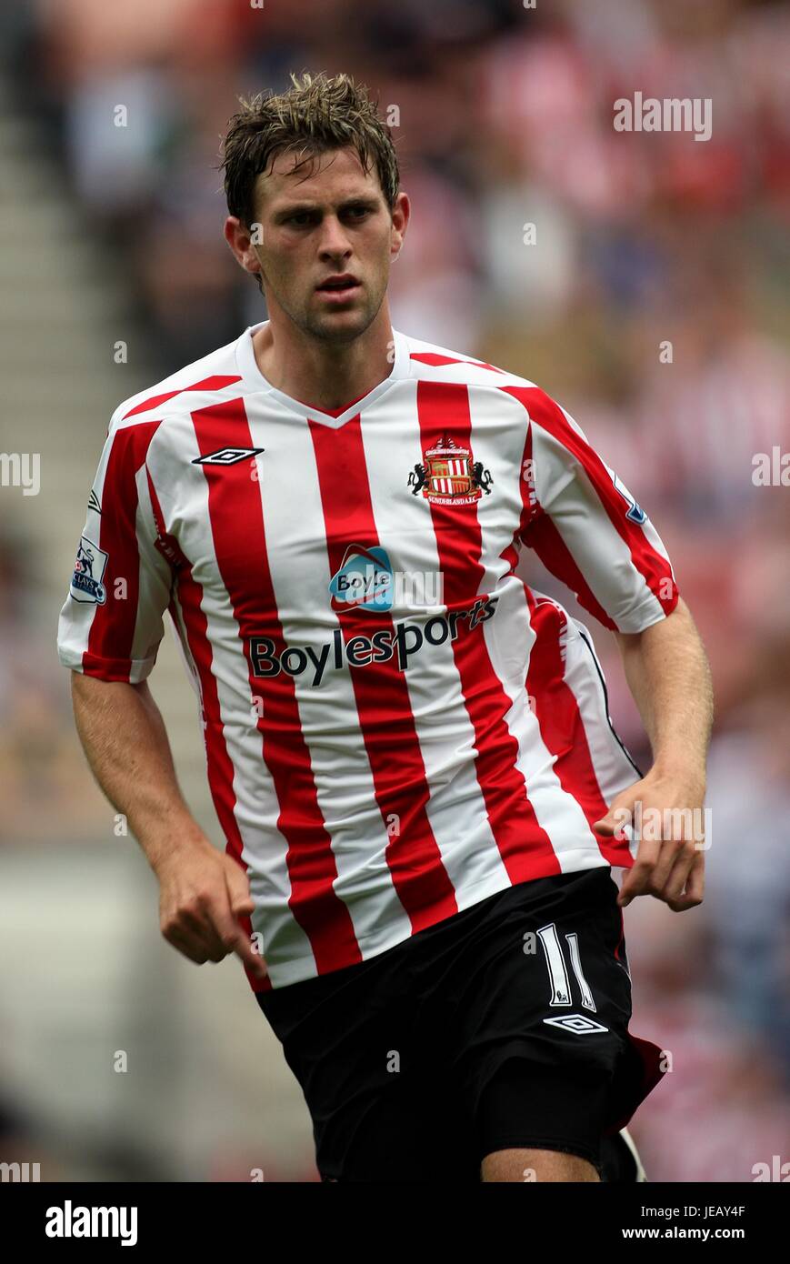 DARYL MURPHY SUNDERLAND FC STADIUM OF LIGHT SUNDERLAND ENGLAND 04 ...