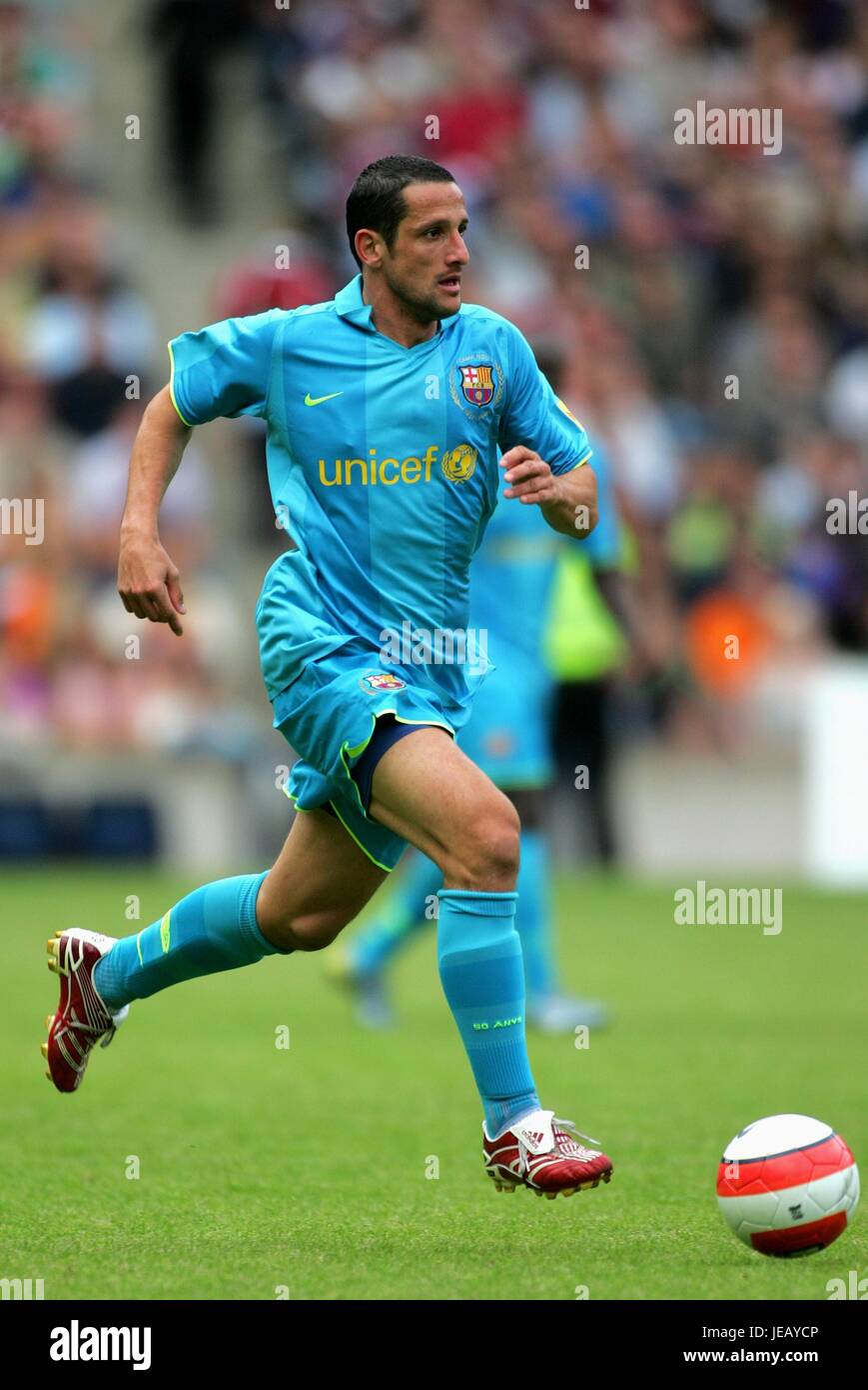 JULIANO BELLETTI FC BARCELONA MURRAYFILD STADIUM EDINBURGH SCOTLAND 28 ...