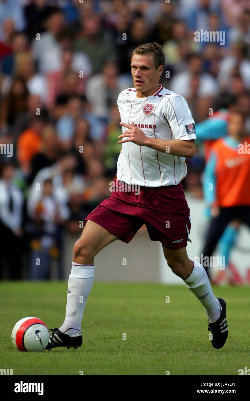 MARIUS ZALIUKAS HEART OF MIDLOTHIAN FC MURRAYFILD STADIUM EDINBURGH ...