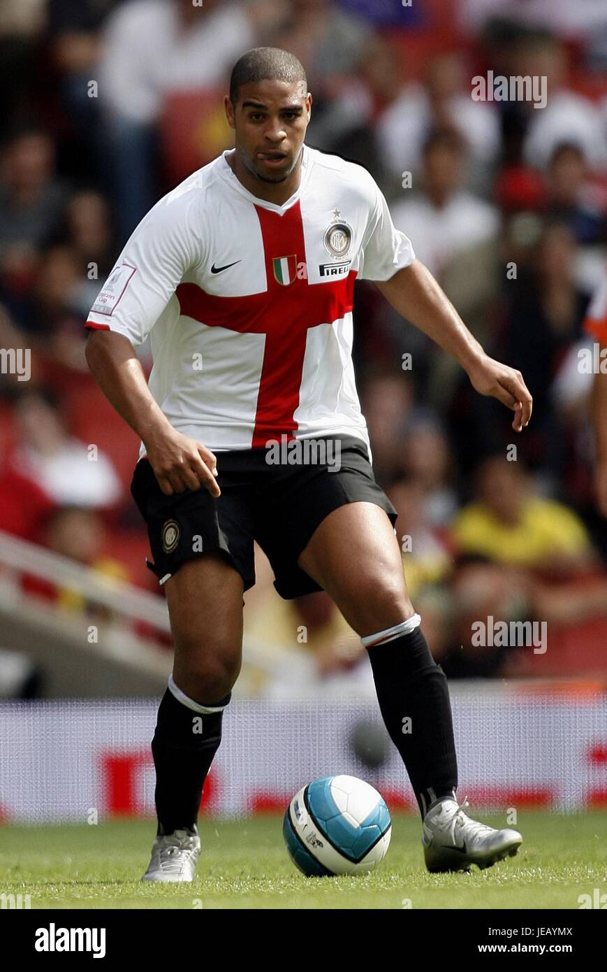 ADRIANO INTER MILAN EMIRATES STADIUM LONDON ENGLAND 28 July 2007 Stock ...
