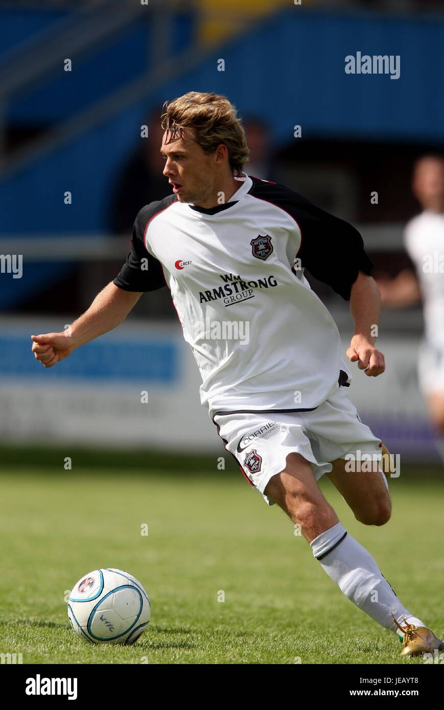 RYAN BALDICHINO GRETNA FC WHITBY NORTH YORKSHIRE ENGLAND 28 July 2007 ...