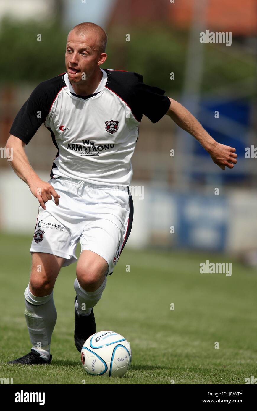 GAVIN SKELTON GRETNA FC WHITBY NORTH YORKSHIRE ENGLAND 28 July 2007 ...