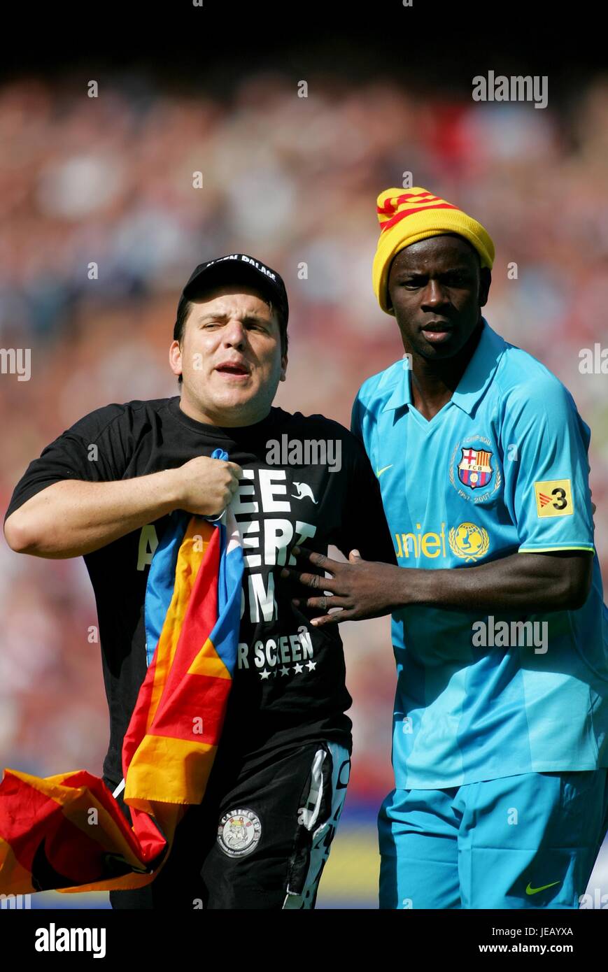 Football on pitch stadium hi-res stock photography and images - Alamy
