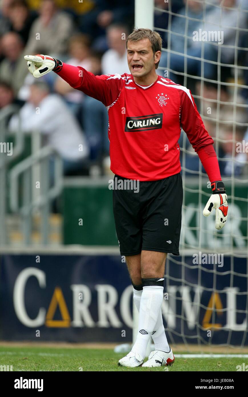 ROY CARROLL GLASGOW RANGERS FC THE FALKIRK STADIUM FALKIRK SCOTLAND 21 ...