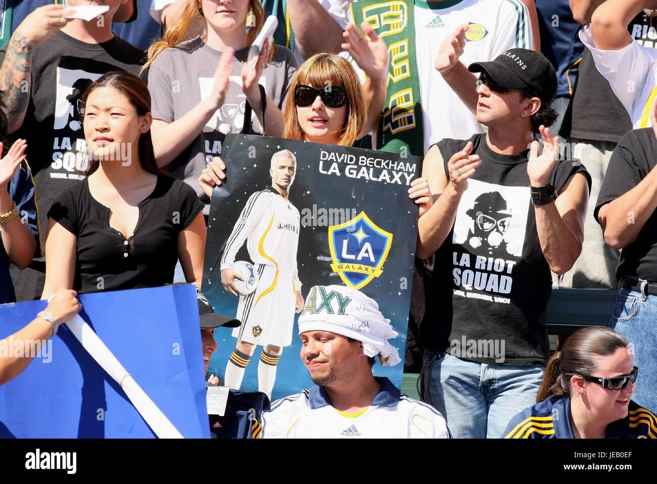 DAVID BECKHAM FANS LOS ANGELES GALAXY HOME DEPOT CENTER CARSON ...