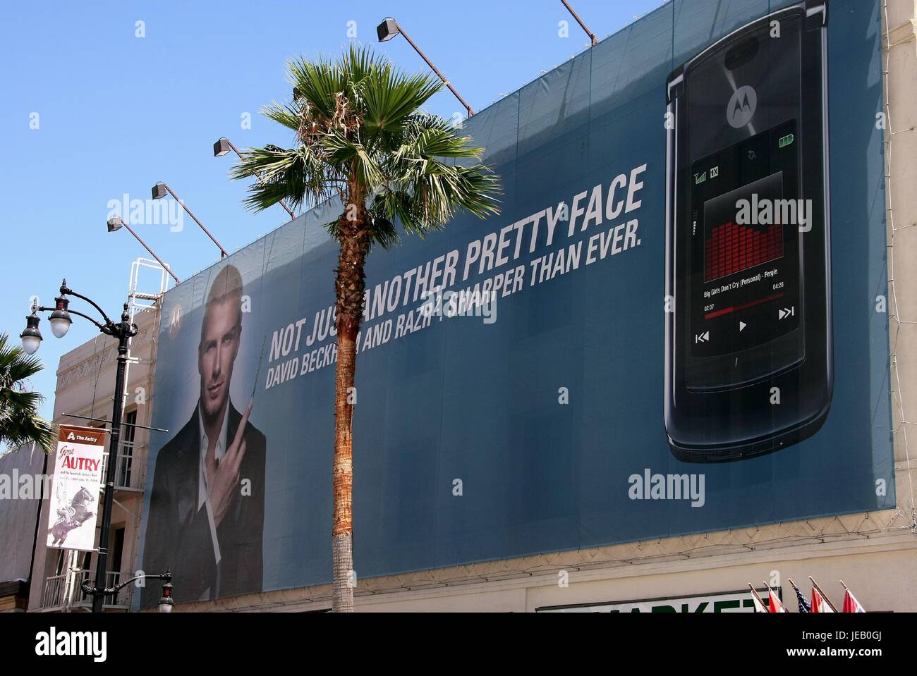 DAVID BECKHAM BILLBOARD LOS ANGELES GALAXY HOLLYWOOD BLVD HOLLYWOOD LOS ...