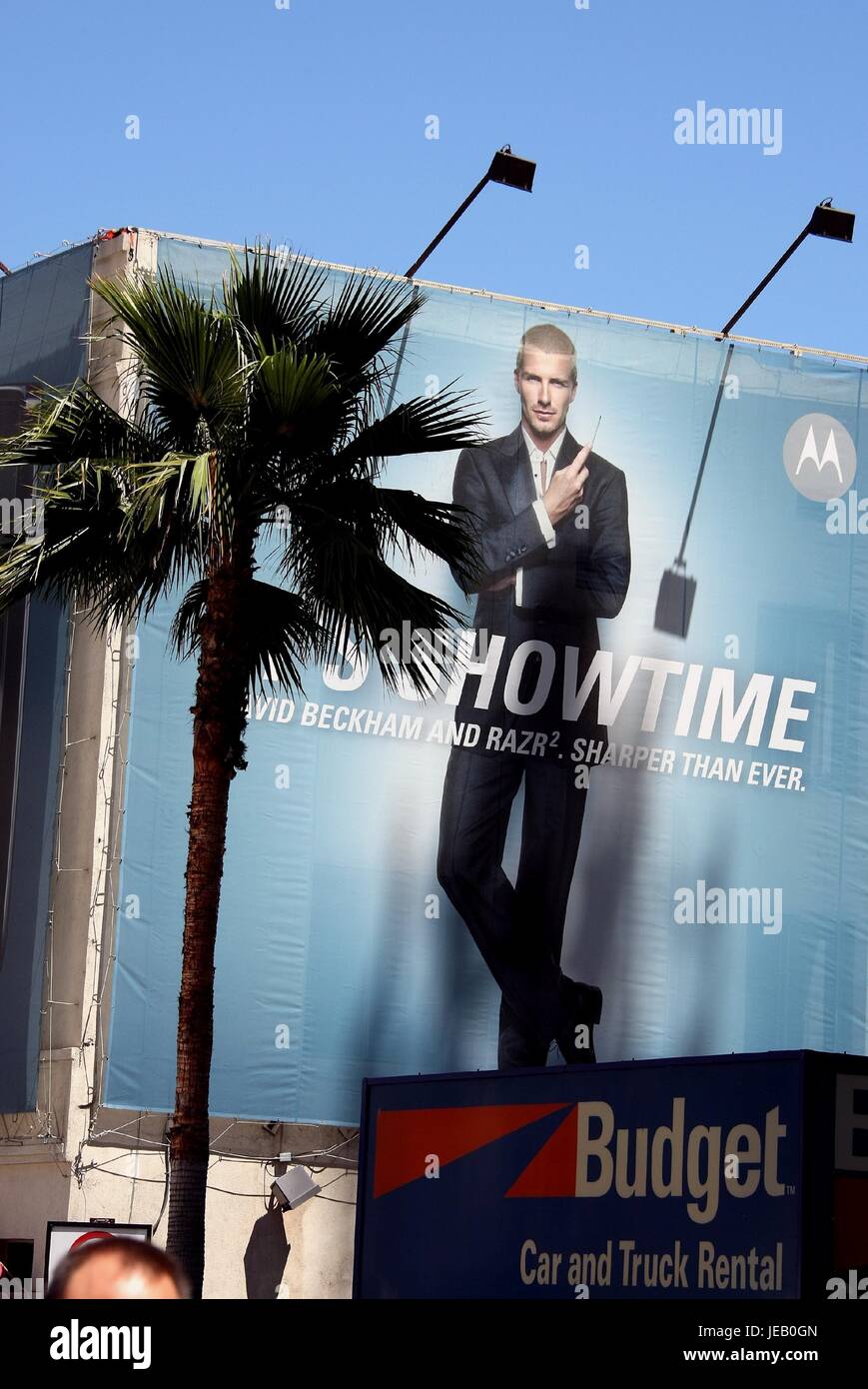 DAVID BECKHAM BILLBOARD LOS ANGELES GALAXY HOLLYWOOD BLVD HOLLYWOOD LOS ...