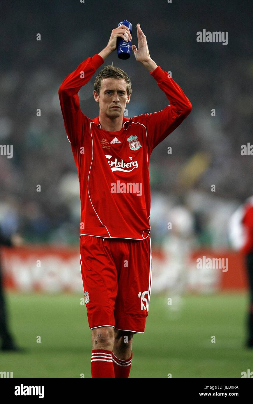 PETER CROUCH AFTER THE MATCH AC MILAN V LIVERPOOL OLYMPIC STADIUM ...