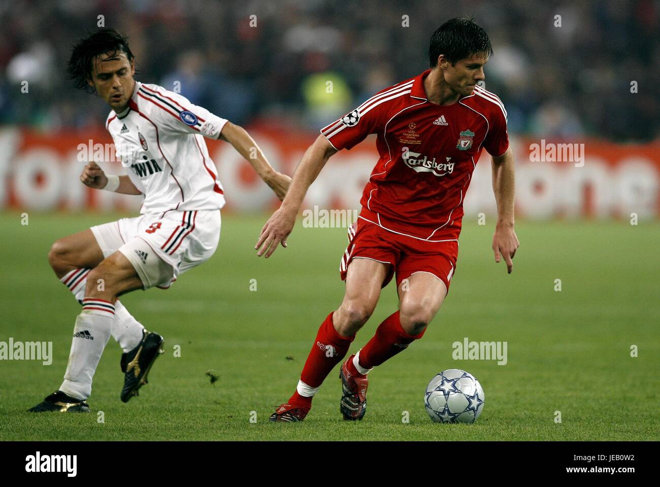 FILIPPO INZAGHI & XABI ALONSO AC MILAN V LIVERPOOL OLYMPIC STADIUM ...