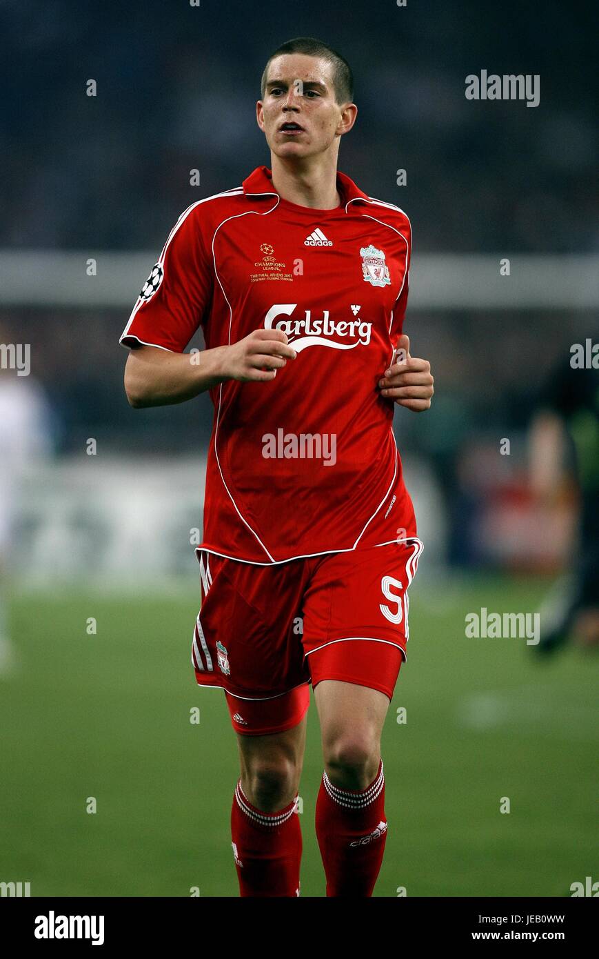 DANIEL AGGER LIVERPOOL FC OLYMPIC STADIUM ATHENS GREECE 23 May 2007 ...