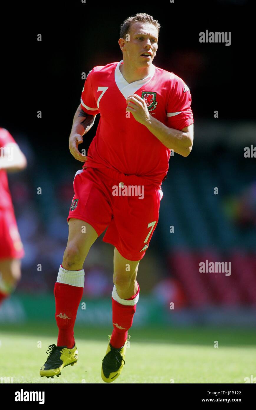 CRAIG BELLAMY WALES & LIVERPOOL FC THE MILLENNIUM STADIUM CARDIFF WALES ...