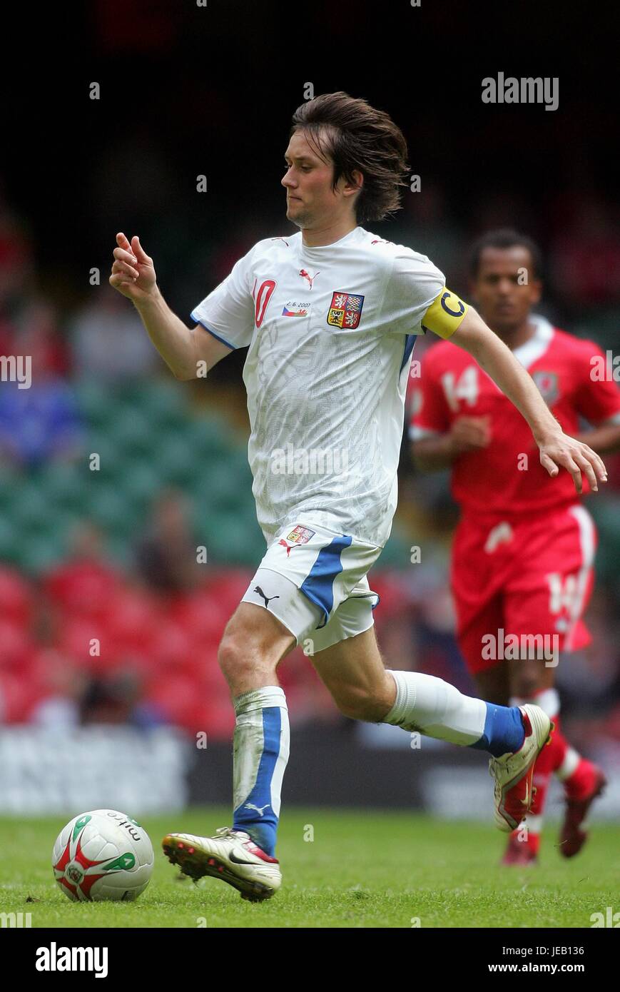 TOMAS ROSICKY CZECH REPUBLIC & ARSENAL FC THE MILLENNIUM STADIUM ...