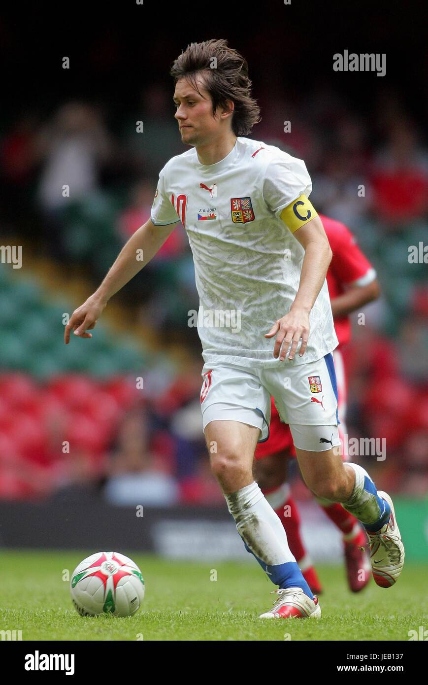 TOMAS ROSICKY CZECH REPUBLIC & ARSENAL FC THE MILLENNIUM STADIUM ...