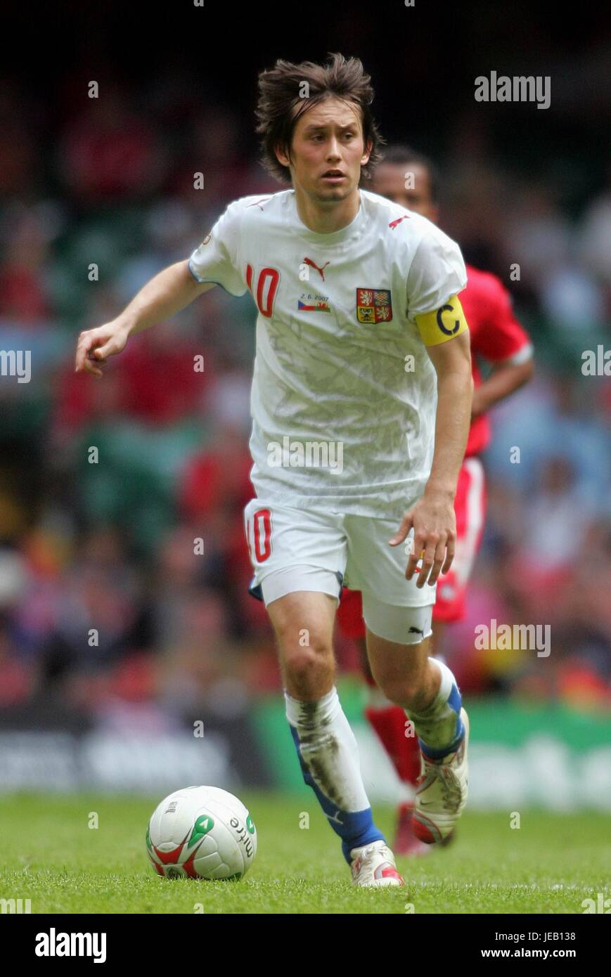 TOMAS ROSICKY CZECH REPUBLIC & ARSENAL FC THE MILLENNIUM STADIUM ...