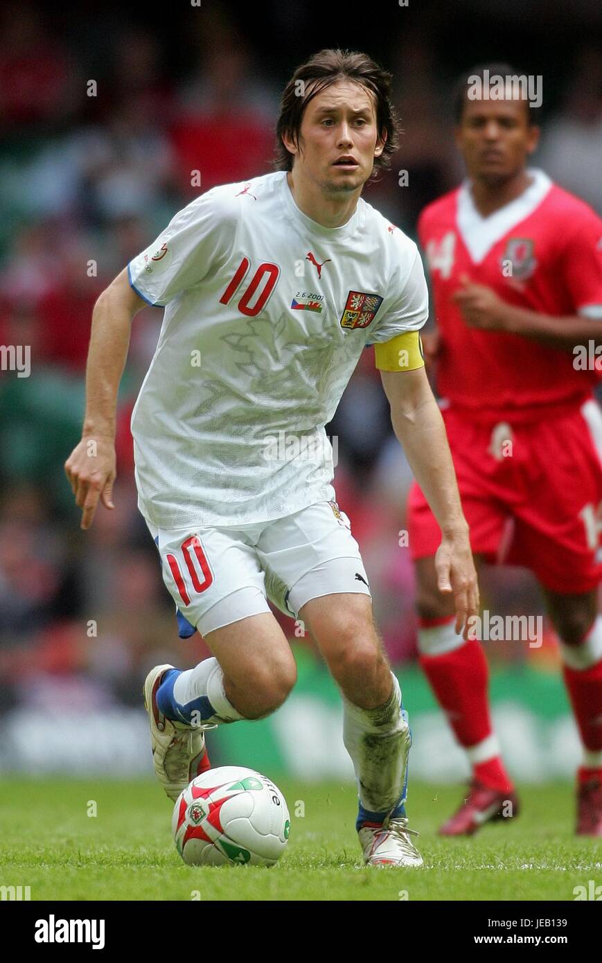 TOMAS ROSICKY CZECH REPUBLIC & ARSENAL FC THE MILLENNIUM STADIUM ...