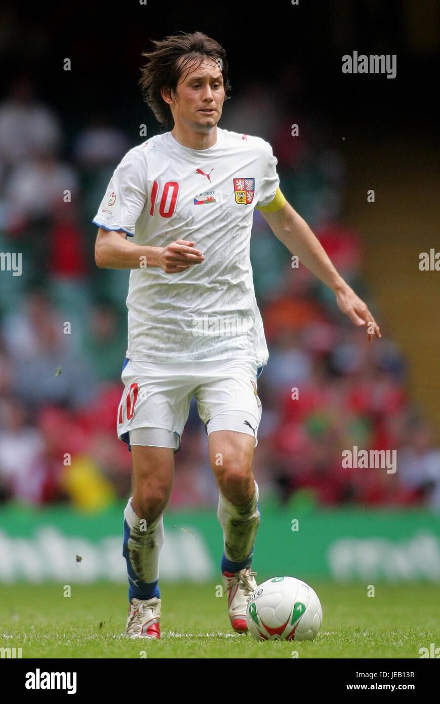 TOMAS ROSICKY CZECH REPUBLIC & ARSENAL FC THE MILLENNIUM STADIUM ...
