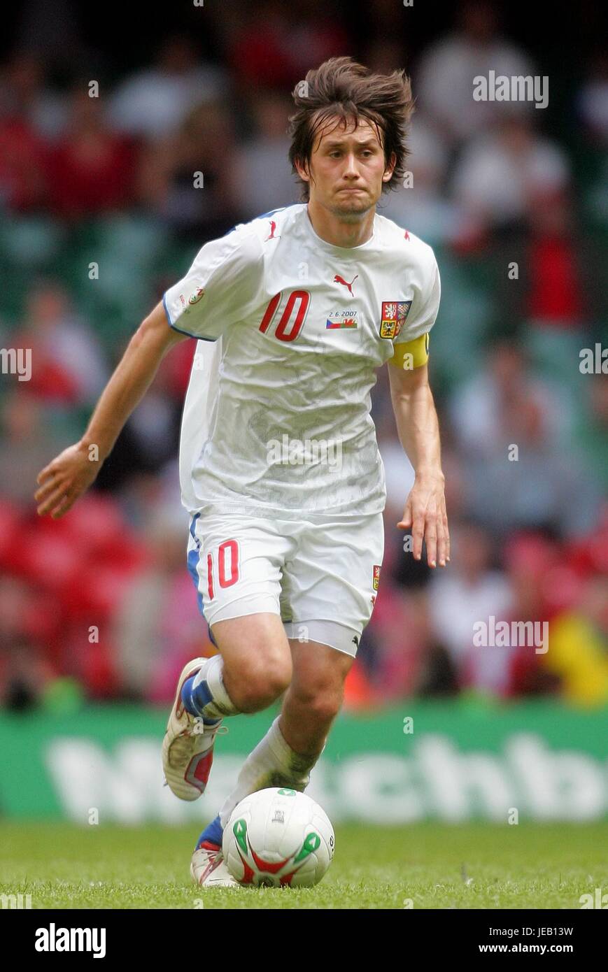 TOMAS ROSICKY CZECH REPUBLIC & ARSENAL FC THE MILLENNIUM STADIUM ...