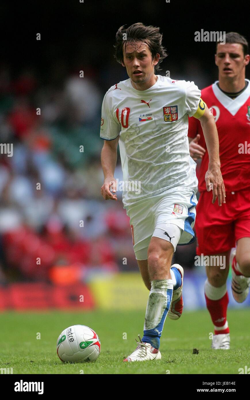 TOMAS ROSICKY CZECH REPUBLIC & ARSENAL FC THE MILLENNIUM STADIUM ...