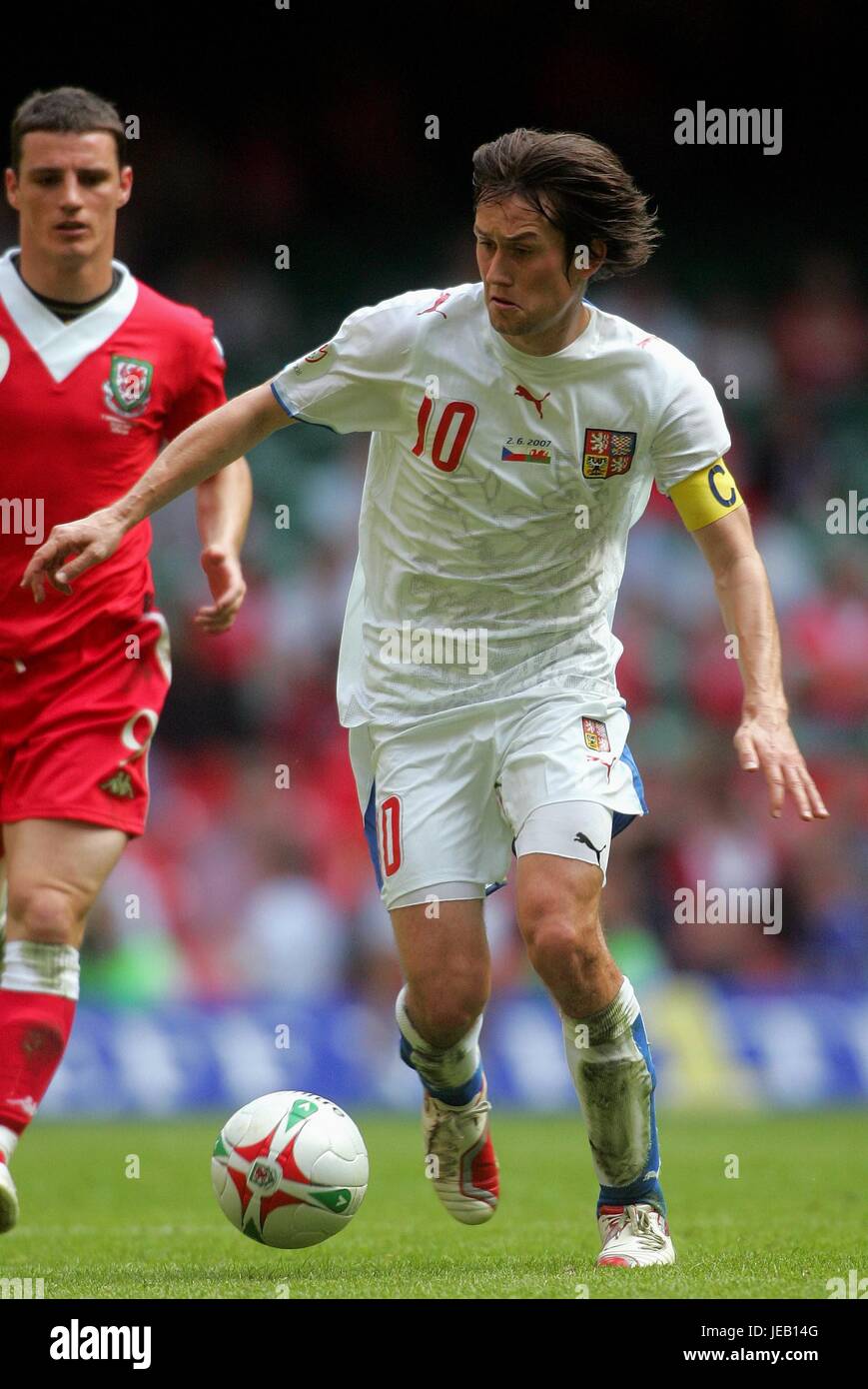 TOMAS ROSICKY CZECH REPUBLIC & ARSENAL FC THE MILLENNIUM STADIUM ...