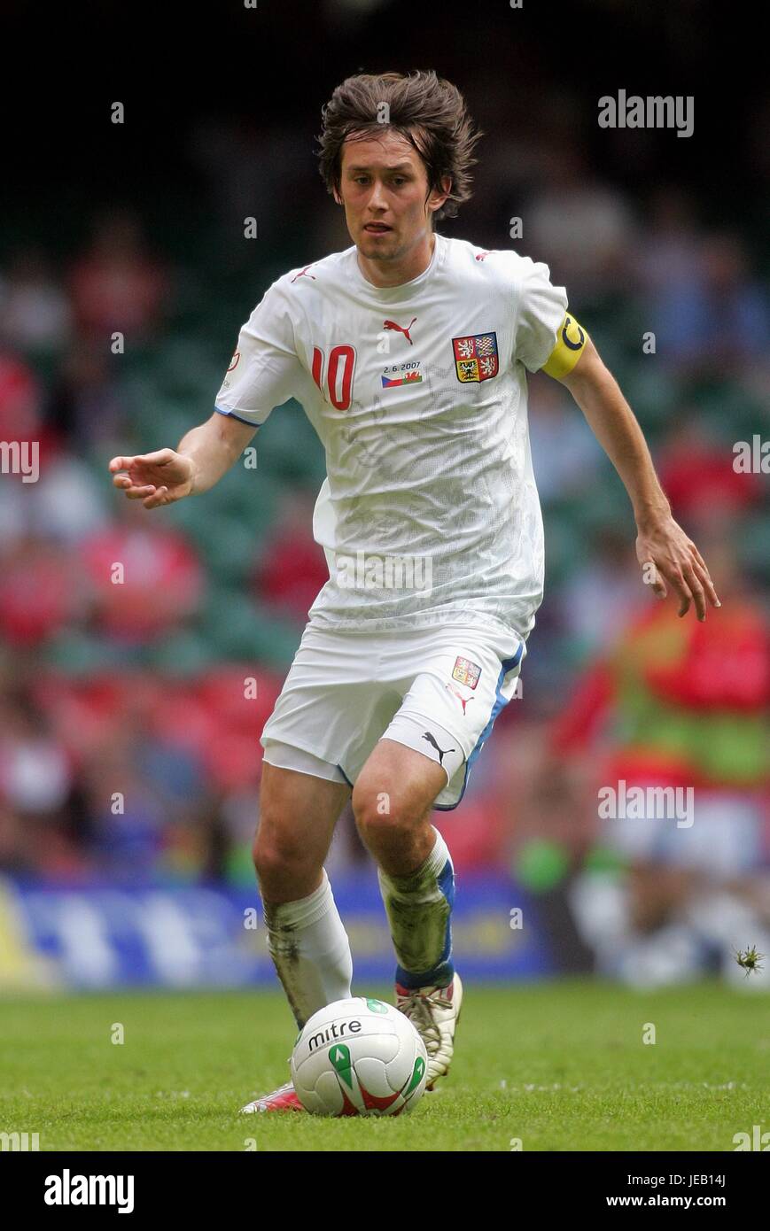 TOMAS ROSICKY CZECH REPUBLIC & ARSENAL FC THE MILLENNIUM STADIUM ...