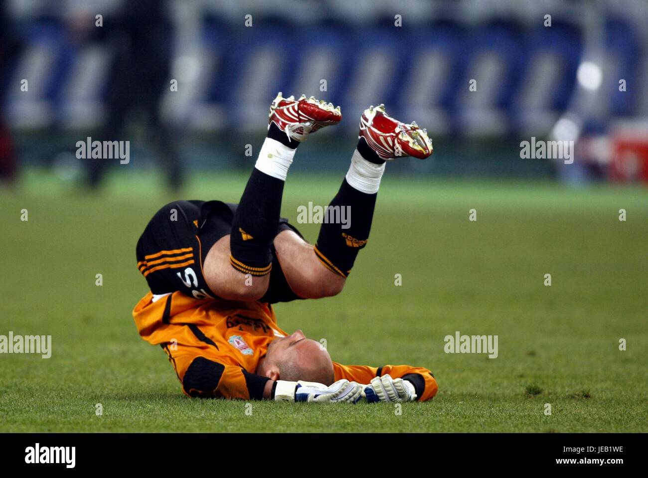 PEPE REINA AFTER DEFEAT AC MILAN V LIVERPOOL OLYMPIC STADIUM ATHENS ...