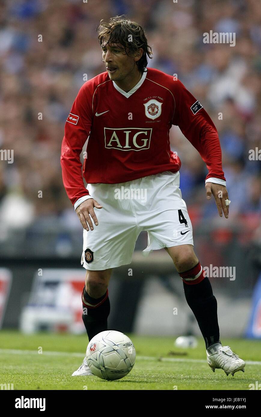 GABRIEL HEINZE MANCHESTER UNITED FC WEMBLEY STADIUM LONDON ENGLAND 19 ...