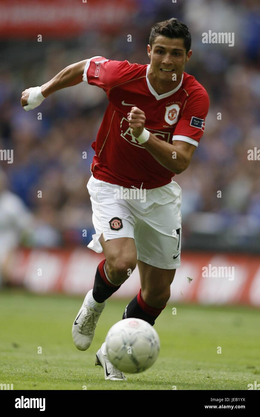 CRISTIANO RONALDO MANCHESTER UNITED FC WEMBLEY STADIUM LONDON ENGLAND ...