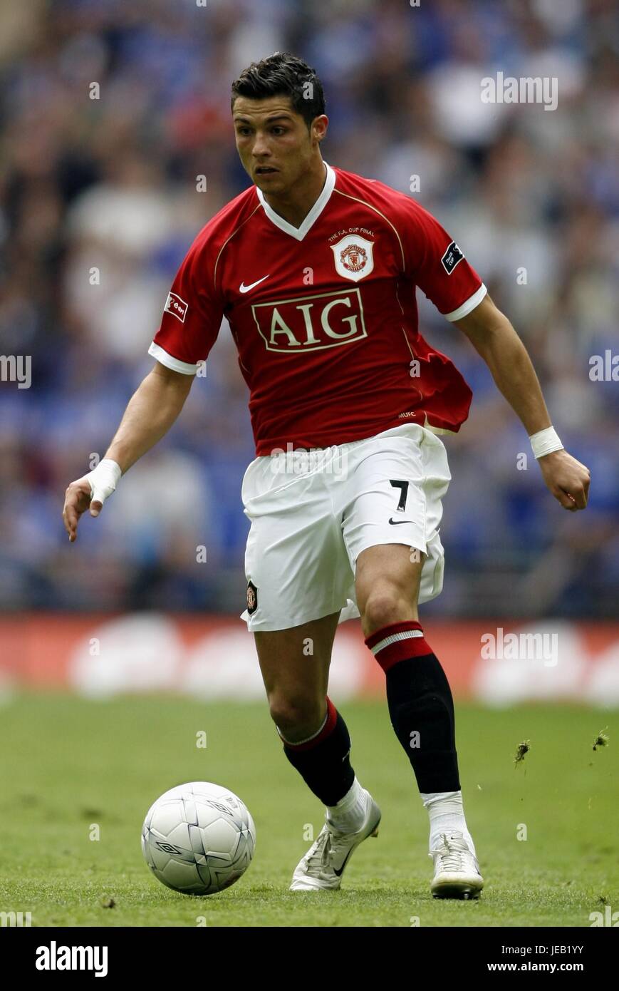 CRISTIANO RONALDO MANCHESTER UNITED FC WEMBLEY STADIUM LONDON ENGLAND ...