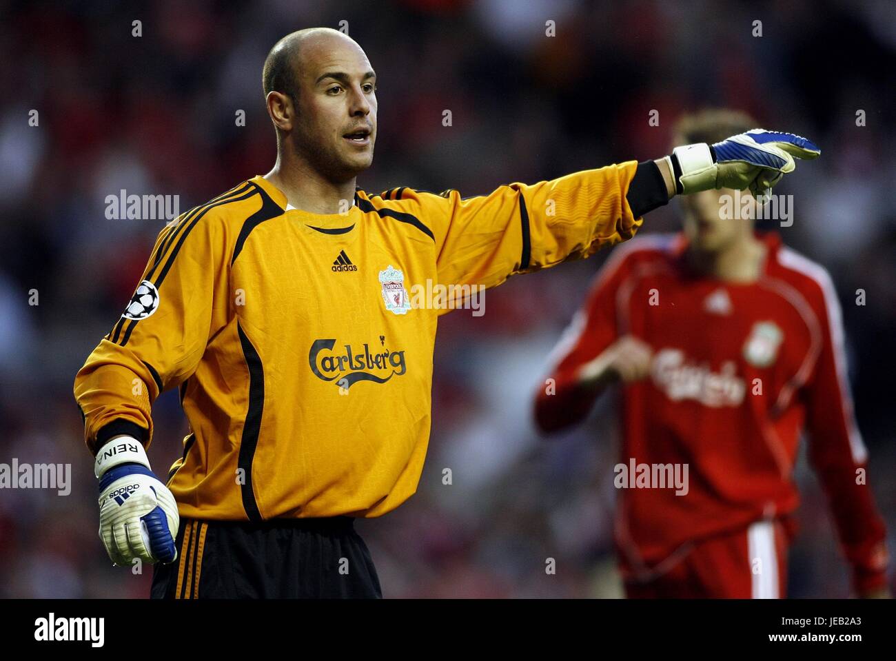 JOSE REINA LIVERPOOL FC ANFIELD LIVERPOOL ENGLAND 01 May 2007 Stock ...
