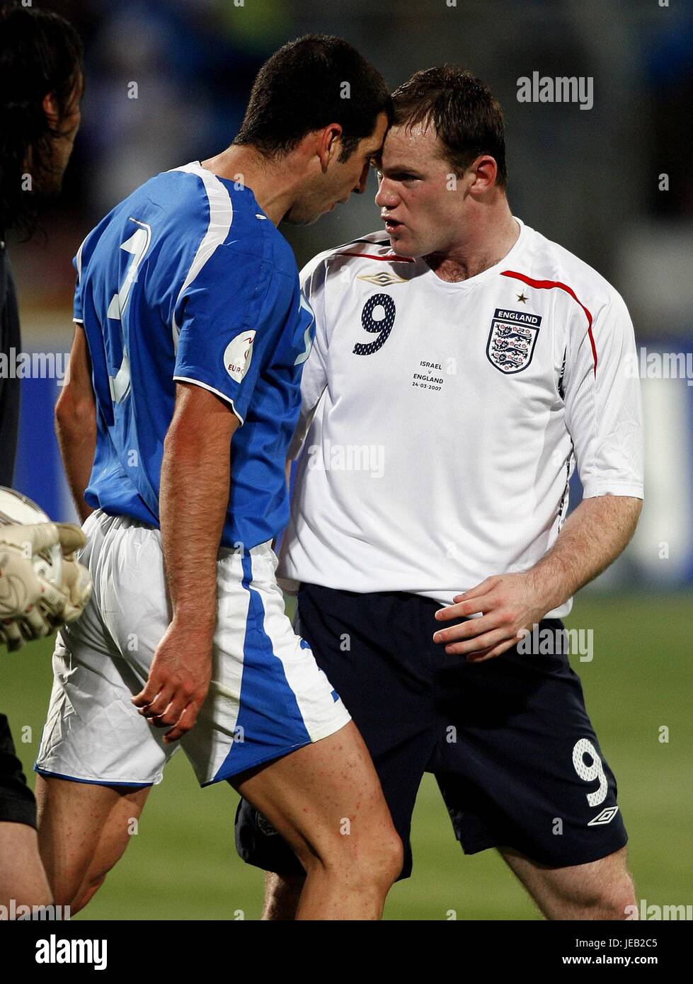 WAYNE ROONEY , TAL BEN HAIM, ISRAEL V ENGLAND, ISRAEL V ENGLAND, 2007 ...