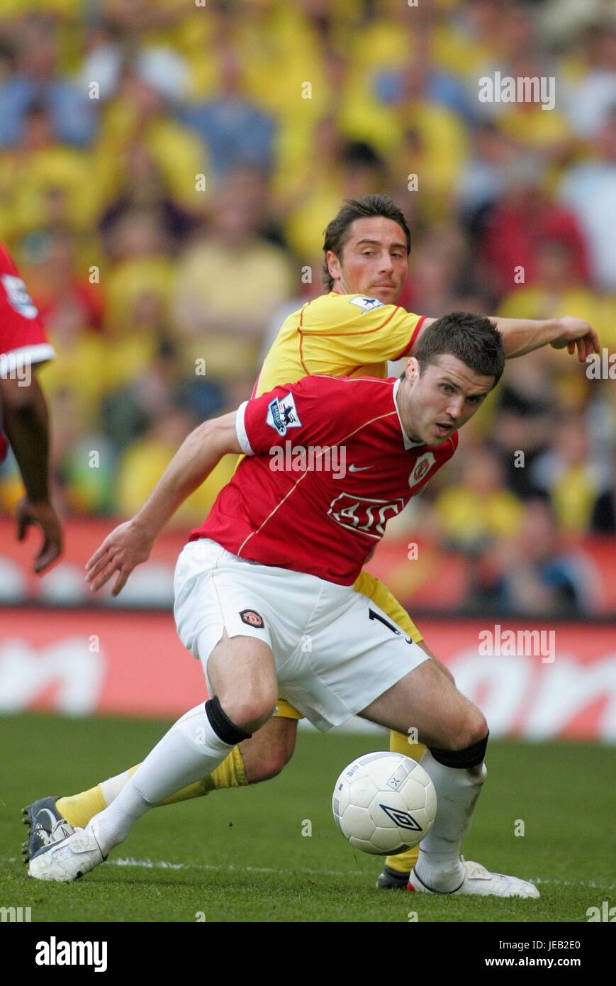 Football utd michael carrick hi-res stock photography and images - Alamy