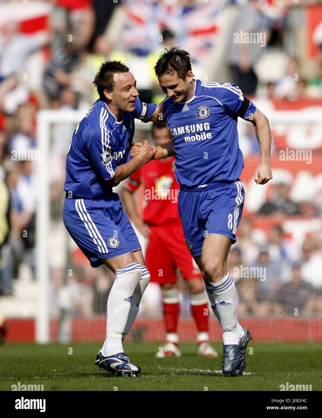 FRANK LAMPARD & JOHN TERRY CHELSEA FC OLD TRAFFORD MANCESTER ENGLAND 15 ...