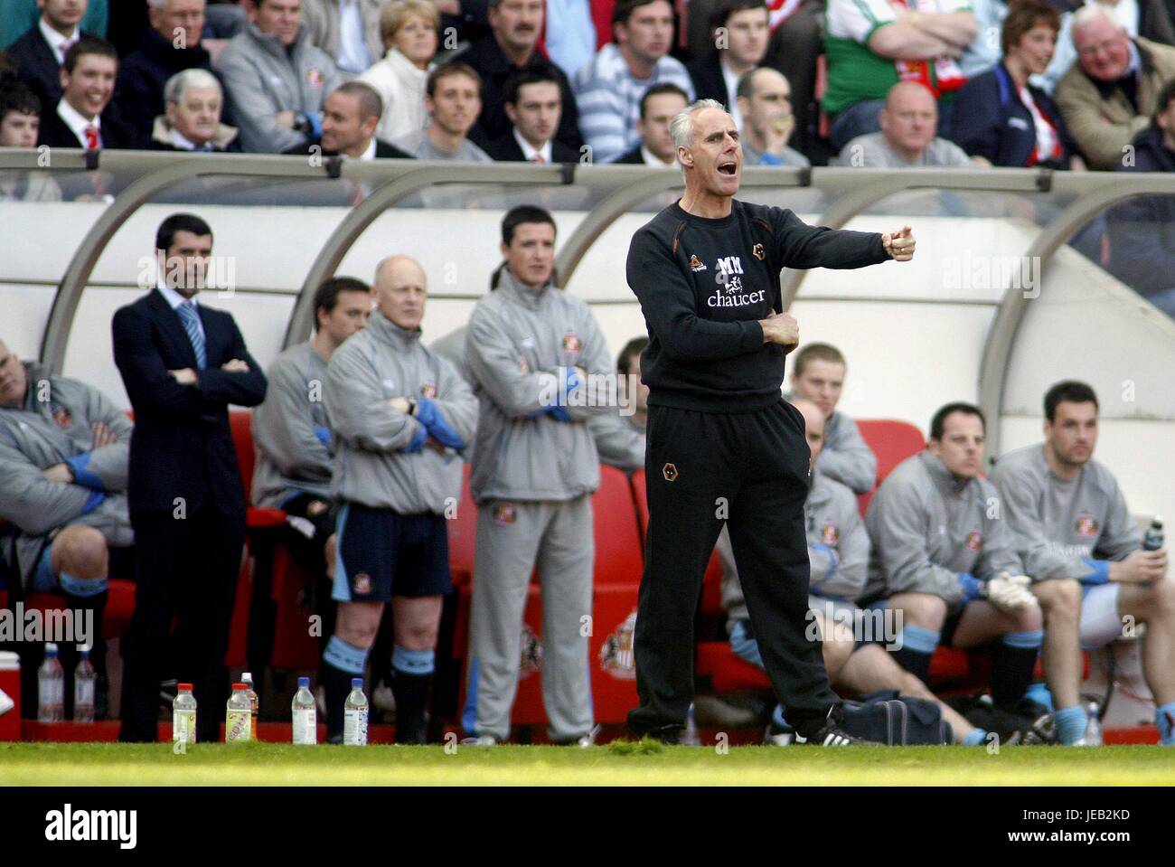 ROY KEANE & MICK MCCARTHY SUNDERLAND V WOLVES STADIUM OF LIGHT ...