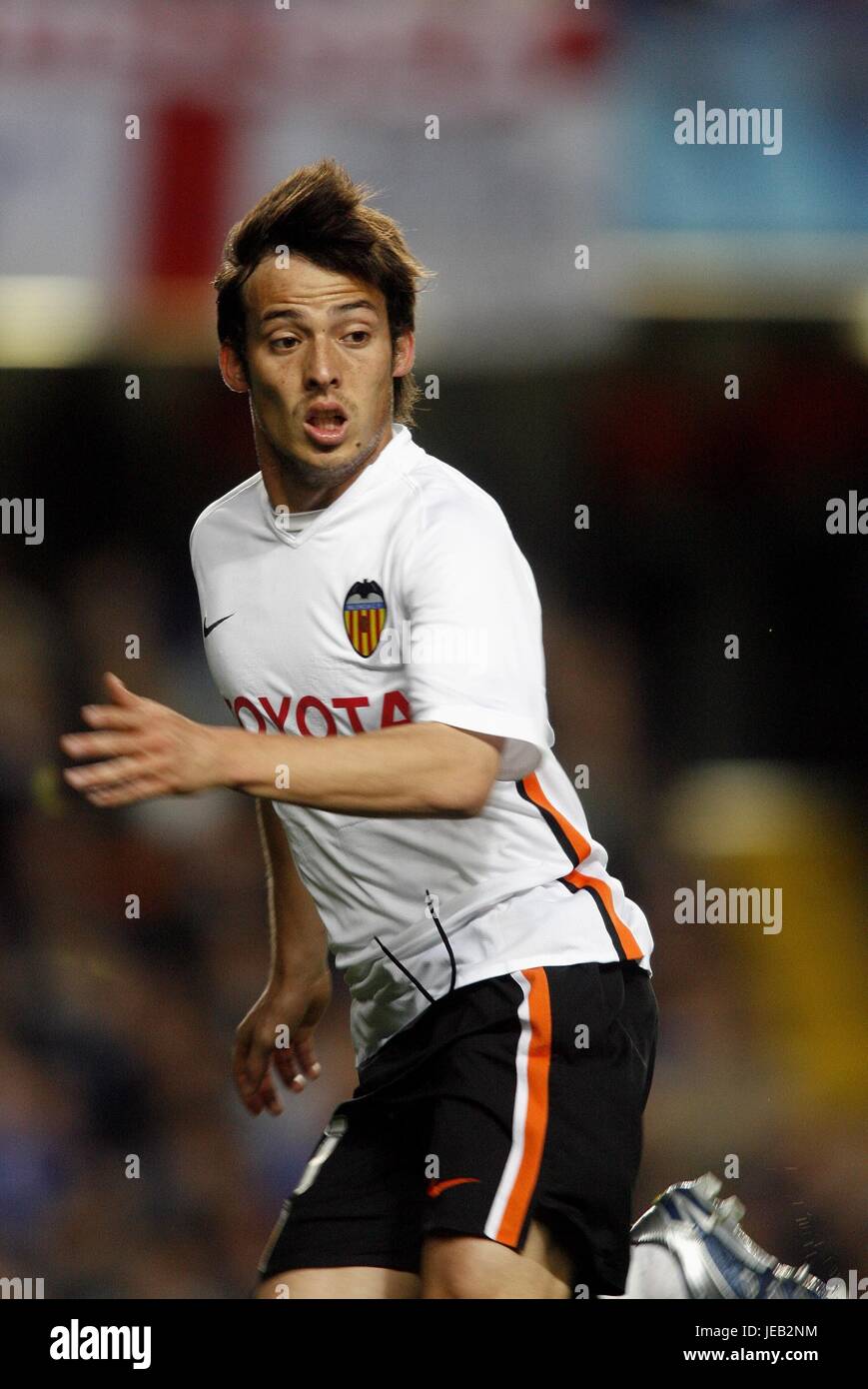 DAVID SILVA VALENCIA CF STAMFORD BRIDGE CHELSEA LONDON 04 April 2007 ...