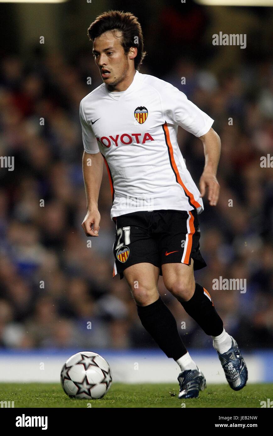 DAVID SILVA VALENCIA CF STAMFORD BRIDGE CHELSEA LONDON 04 April 2007 ...